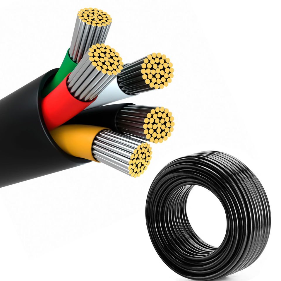 18 Gauge Wire, 5-Conductor Electrical Wire. 18 AWG Stranded Flexible ...