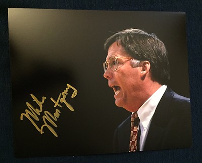 Mike Montgomery signed 8 X 10 Photo Autographed Basketball | eBay
