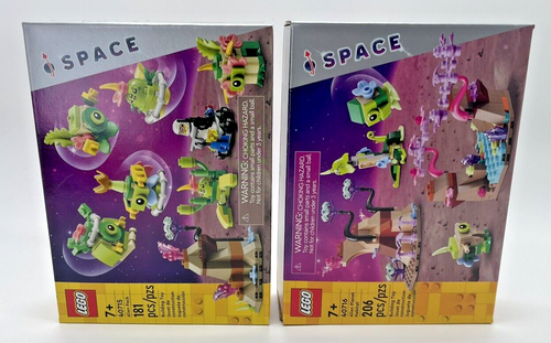 LEGO Space 40715 Alien Pack & 40716 Alien Planet Habitat NIB Sealed | eBay