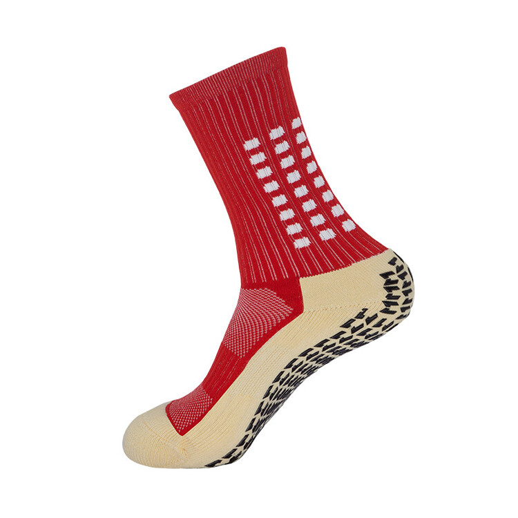 3X Pairs Sport Socks Anti Slip Grip Soccer Football Basketball Sock ...