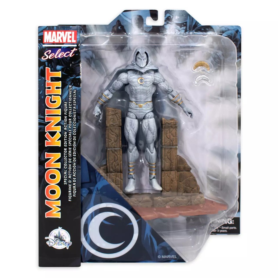 Marvel Select Marc Spector Moon Knight action figure Disney Store ...