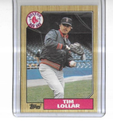 1987 Topps #396 Tim Lollar Boston Red Sox | eBay