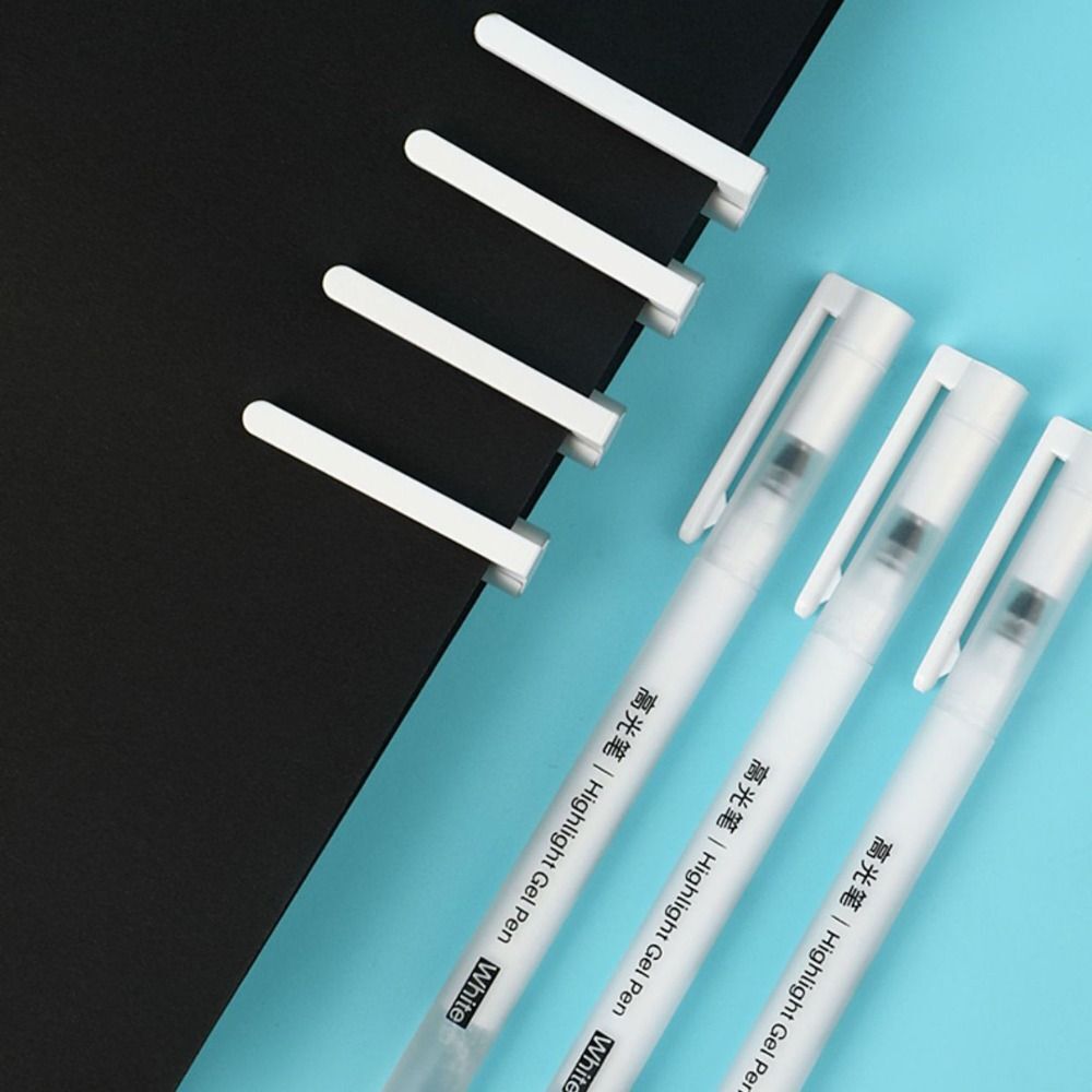 Student Stationery Highlight Marker Pen Drawing Art Writing White Line ...