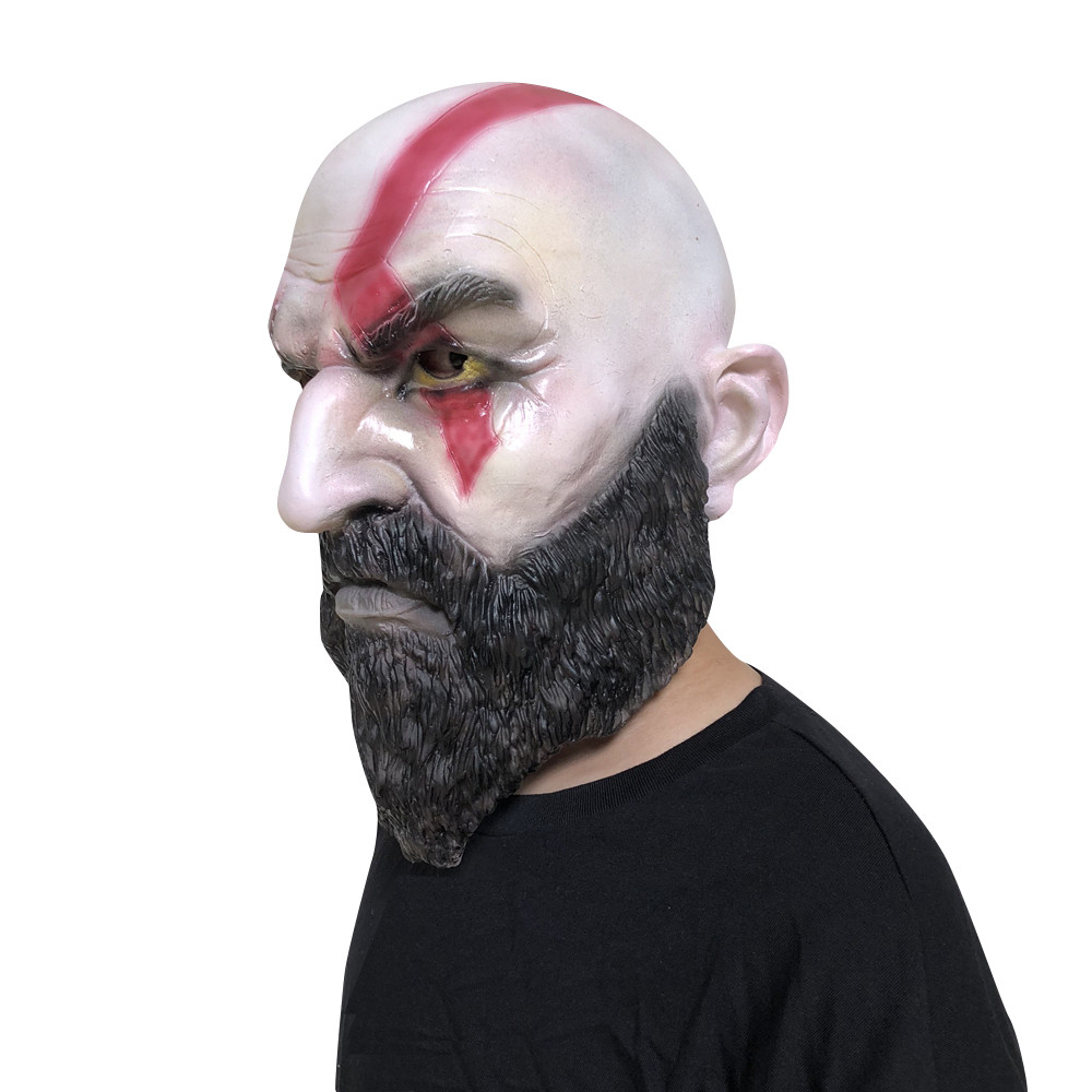 GOD OF WAR KRATOS MASK PS4 GOW Game Cosplay Prop Replica Fancy Dress ...