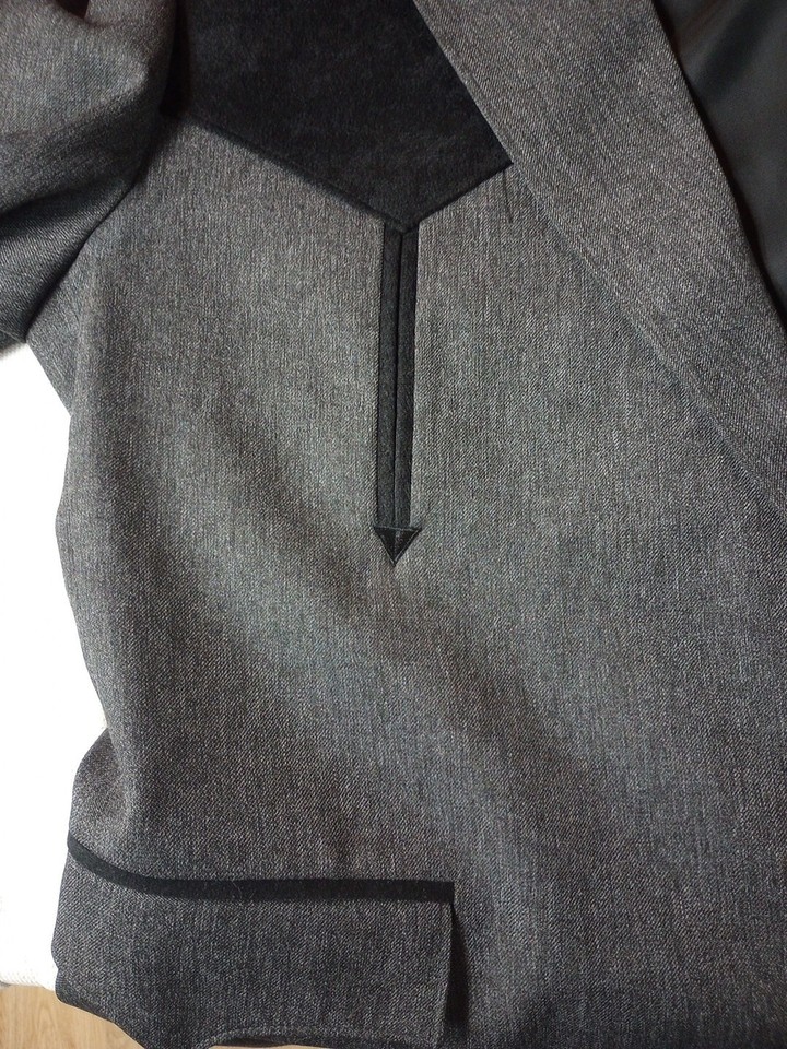 Vintage 1970's? Circle S Western 2 Pc Grey & Black Suit Size 46S | eBay