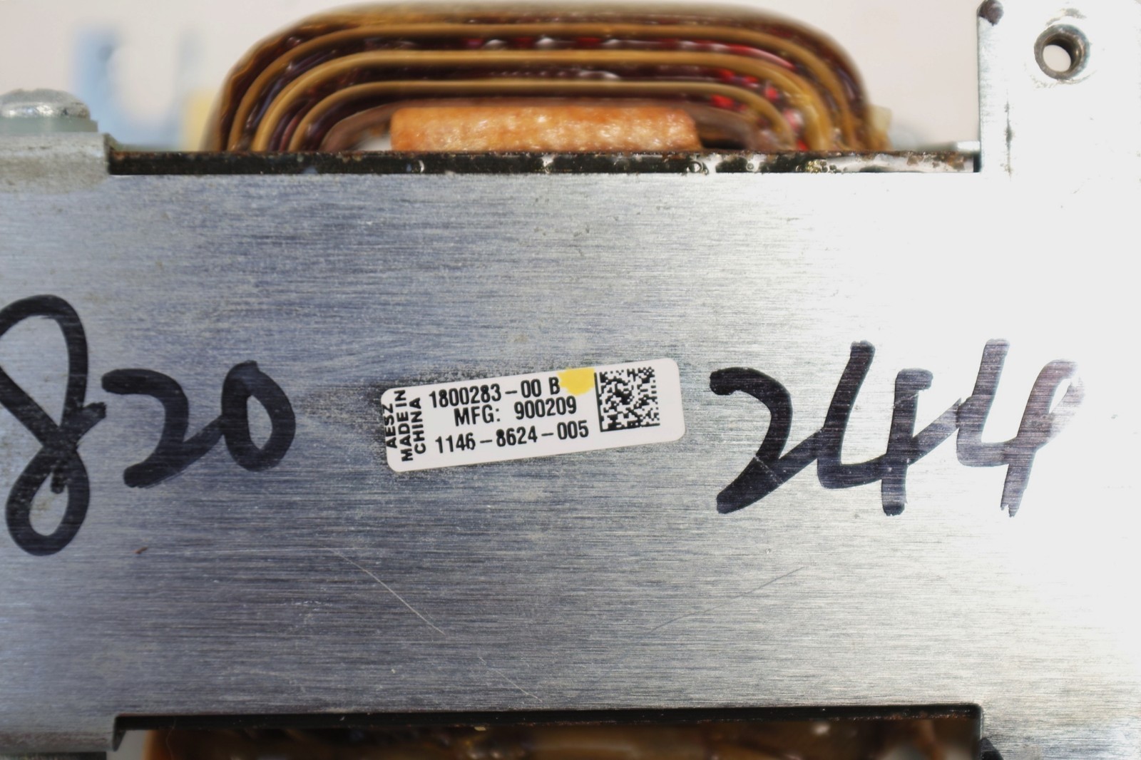 TRANSFORMER 1800283-00 B MFG: 900209 FROM AE ADVANCED WORKING FREE SHIP ...