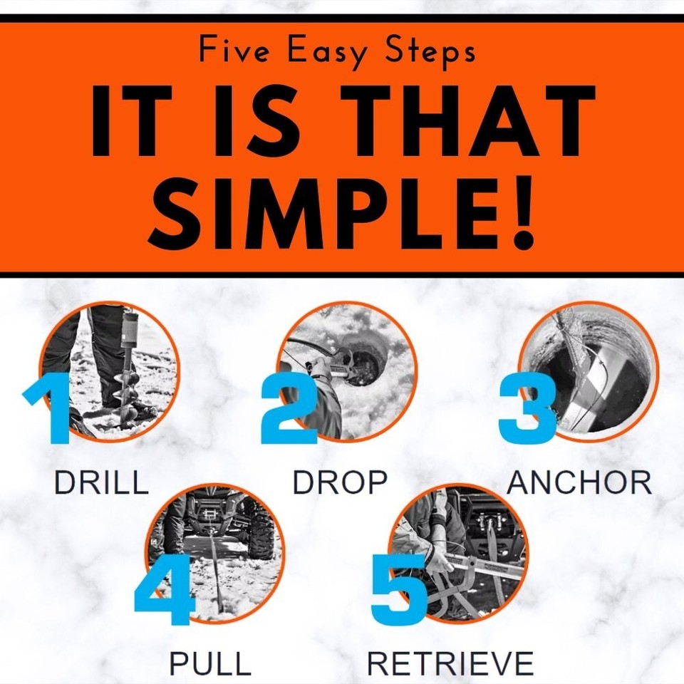 Arctic Anchor - UTV / ATV Self Recovery Ice Anchor | eBay