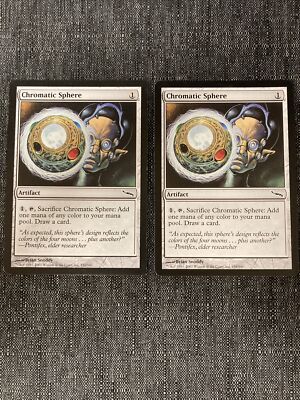 Chromatic Sphere X2– Mirrodin MTG NM/LP | eBay