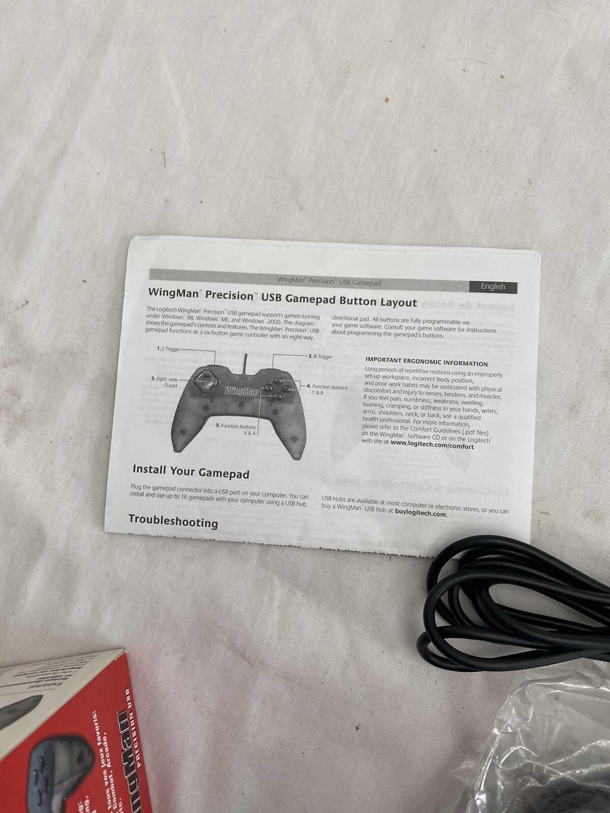 Logitech Wingman Precision USB (963249-0403) | eBay