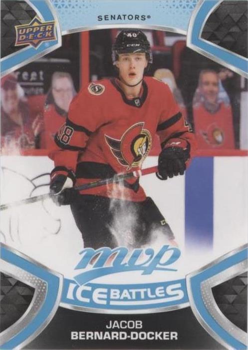 2021-22 Upper Deck MVP - Rookie Jacob Bernard-Docker #232 Ice Battles ...