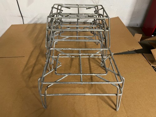 Set of 4 Commercial 16x12 Metal Walkin Cooler Wire Dunnage Racks Stands ...