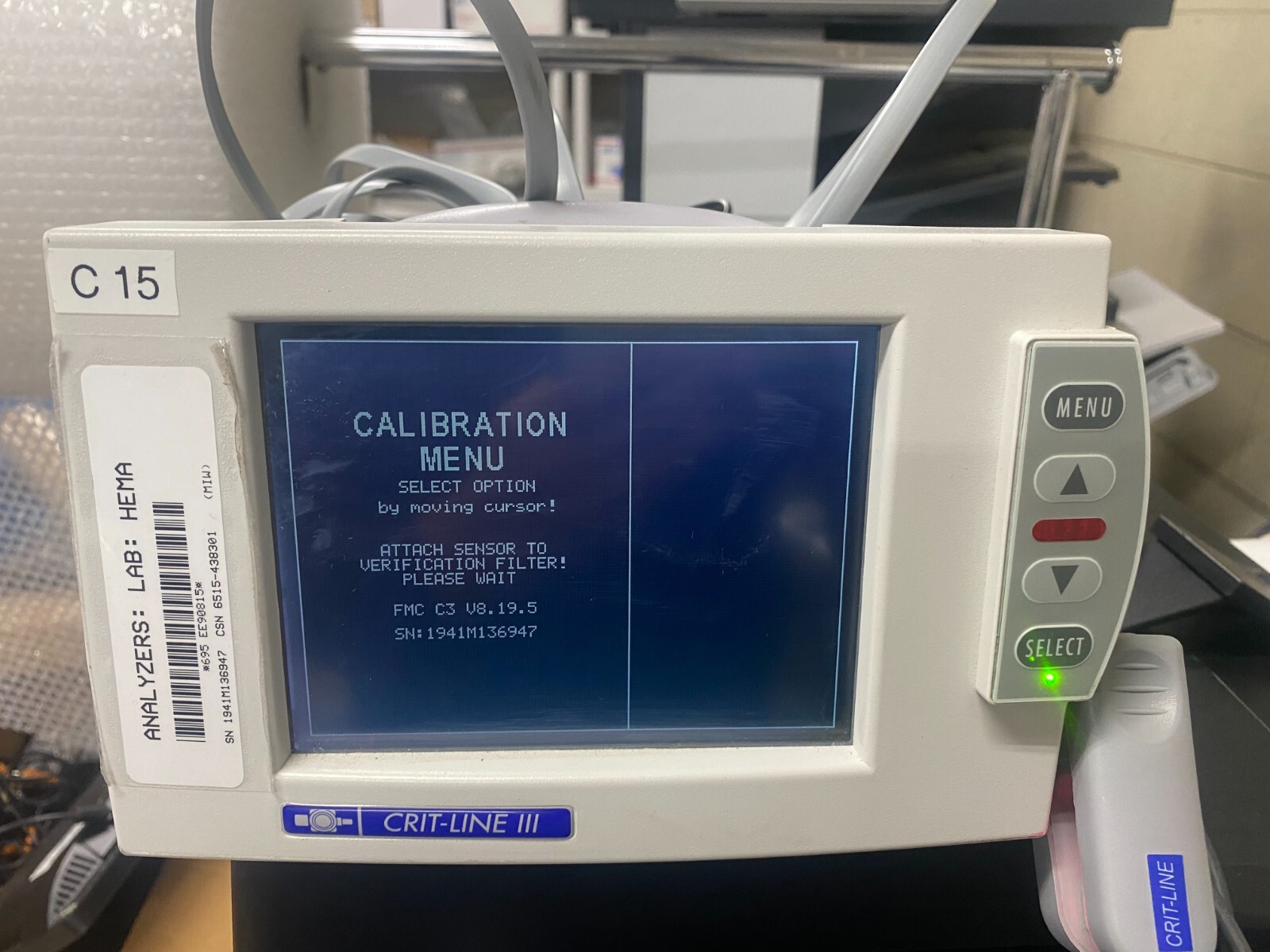 Medical Care Crit-Line III TQA Blood HCT Hematocrit Level Monitor | eBay