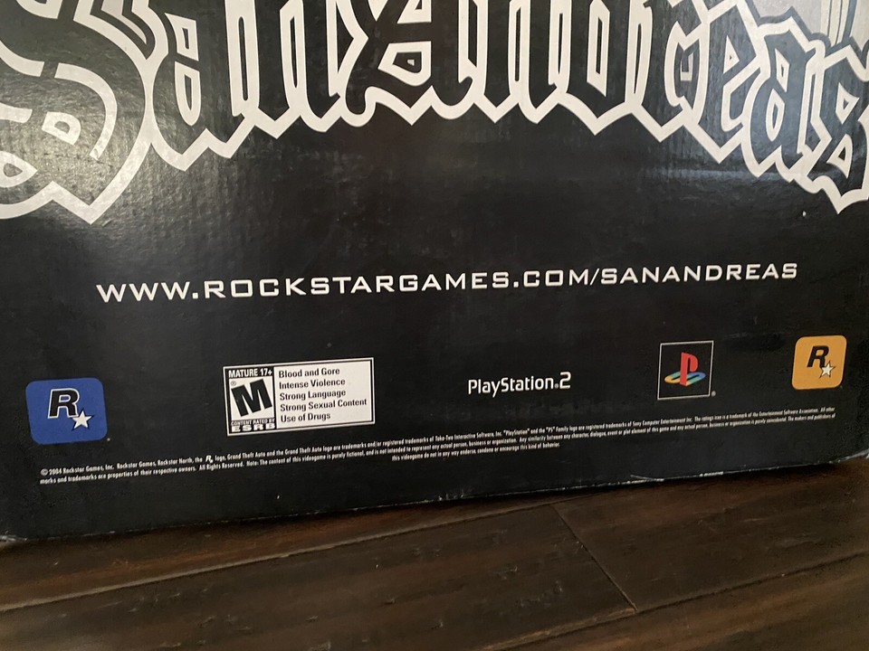 Grand Theft Auto (GTA) San Andreas Cardboard Standee Floor Store ...