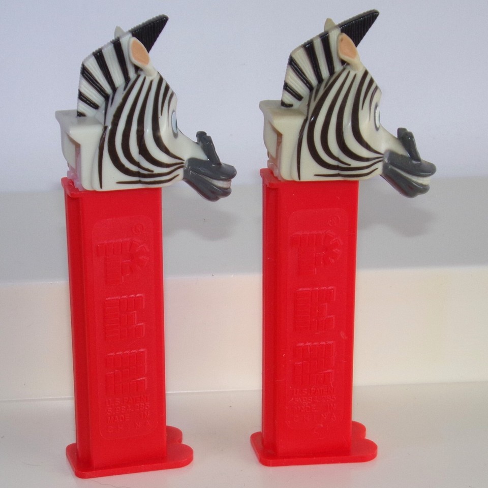 Dreamworks Madagascar PEZ Mary Zebra Gloria Hippo Alex Lion Kooky Zoo ...