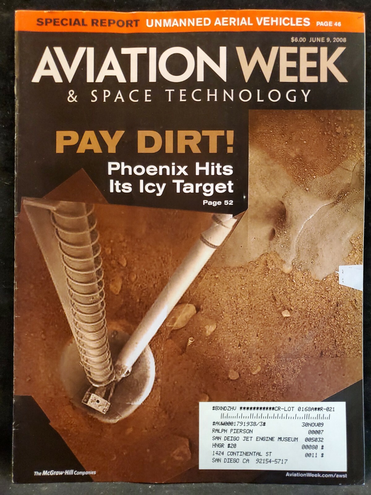 Aviation Week & Space Technology Magazine June 9 2008 | eBay