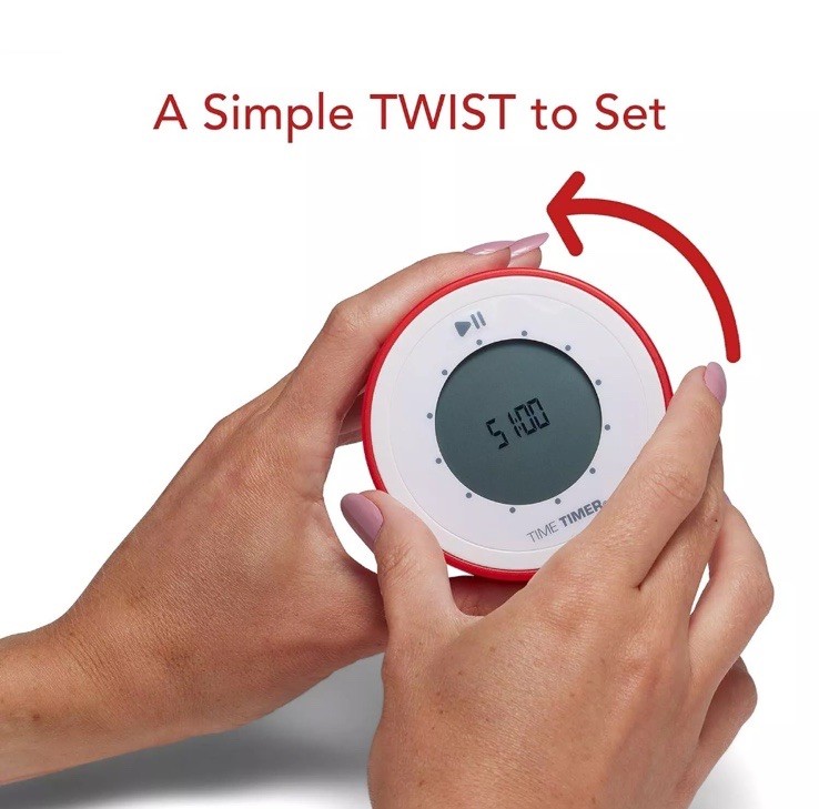 Time Timer TWIST 90-Minute Visual Timer Digital Countdown Clock NIB | eBay