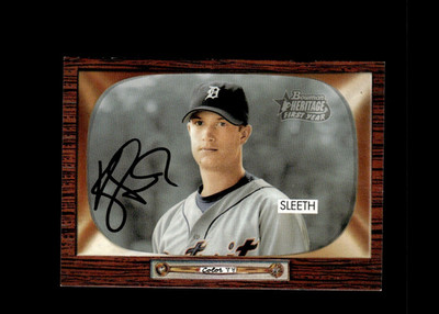 Kyle Sleeth 2004 Bowman Heritage Tigers authentic autographed card | eBay