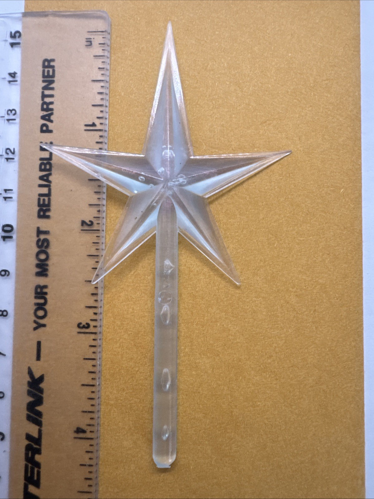 Medium Clear/blue Tint Star for Ceramic Christmas Tree Topper | eBay
