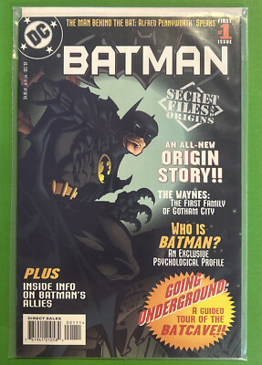 Batman Secret Files and Origins #1 1997 NM DC Comics 1st Edition Direct ...