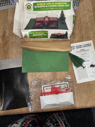 Ho Scale Bachmann School & Playground Train Accessory Kit | eBay