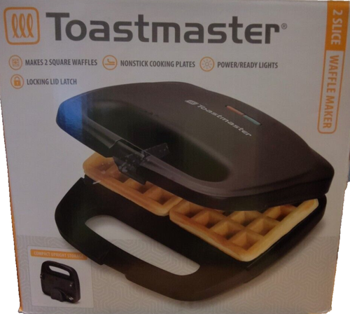 Toastmaster Household Waffle Maker For 2 Square Waffles Non Stick NIB ...