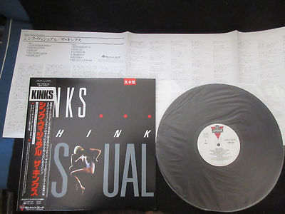 Kinks Think Visual Japan Vinyl LP with OBI Promo Label Copy Ray Davies ...