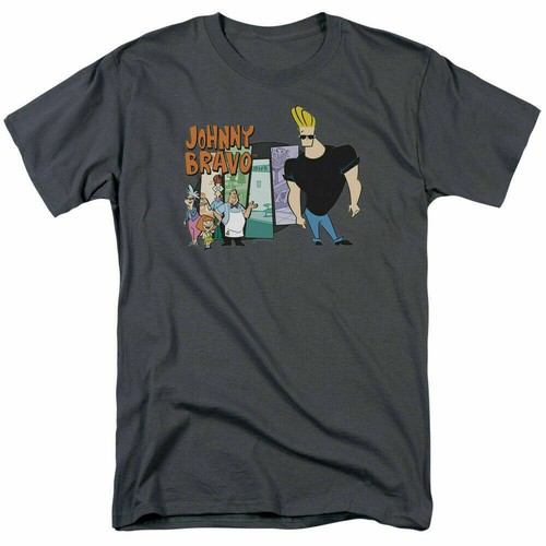 Johnny Bravo Johnny & Friends T Shirt Mens Licensed Cartoon Merch ...