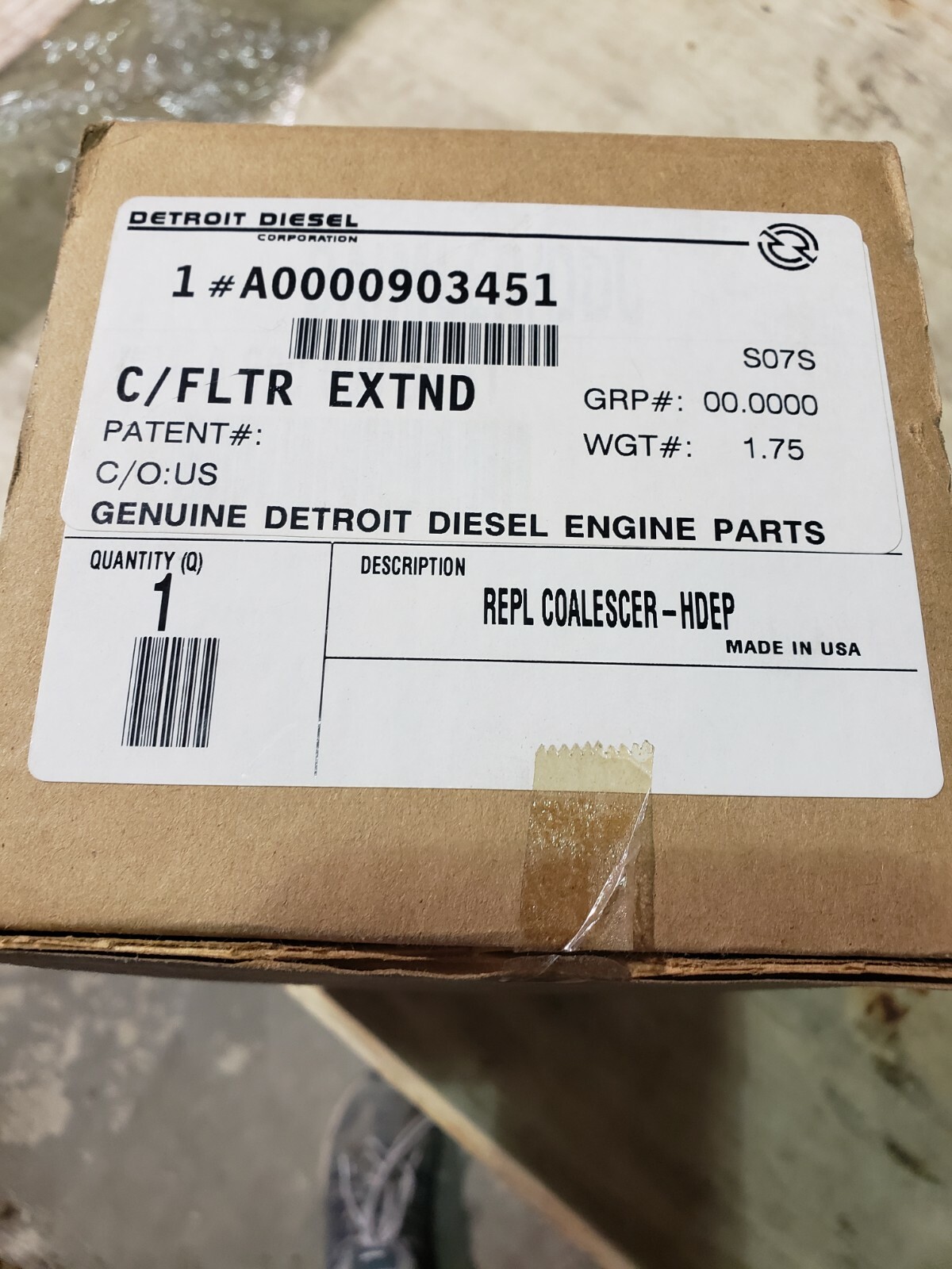 DETROIT-DIESEL A0000903451 - Cross reference fuel filters