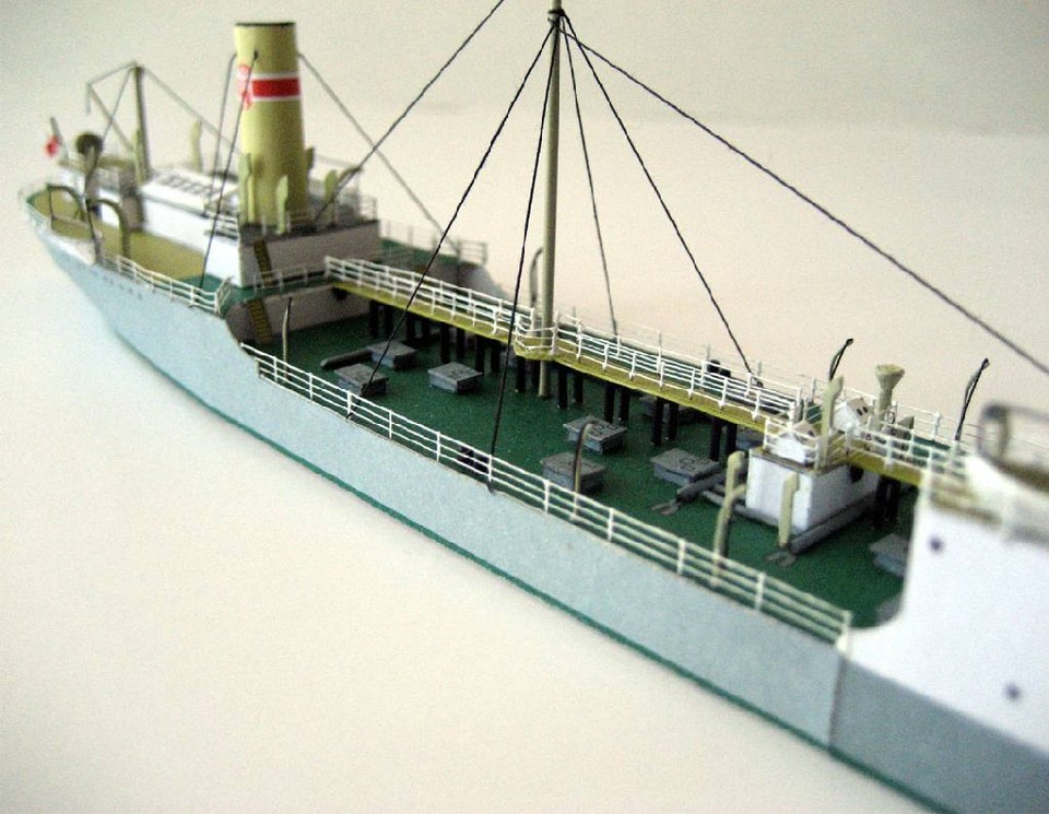 1:400 Scale Poland Tanker Karpaty Ship DIY Handcraft Paper Model Kit | eBay