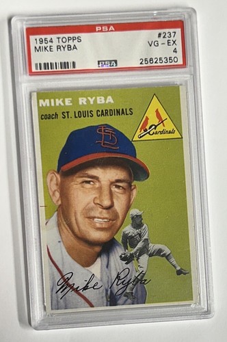 1954 Topps - #237 Mike Ryba (RC) for sale online | eBay