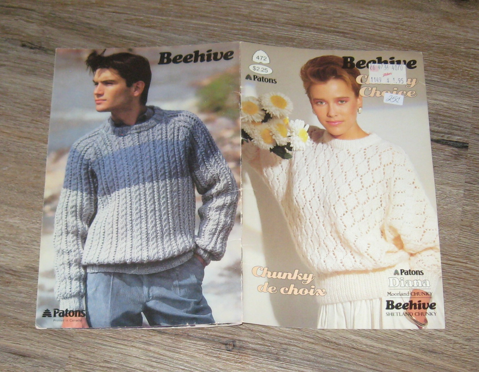Beehive BOOK #472 Chunky Choice knitting patterns SWEATERS designs | eBay