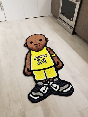 New Kobe Bryant Black Mamba Lakers Bedroom Area Runner Rugs Living Room ...