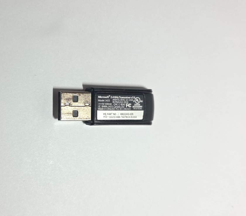 Microsoft 1423 - 2.4ghz Transceiver V7.0 Wireless USB Dongle | eBay