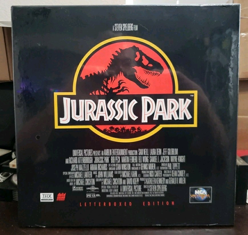 Brand New Sealed JURASSIC PARK Laserdisc Box Set Jeff Goldblum ...