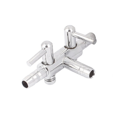4mm Inlet Outlet Dia 3 Way Aquarium Fish Tank Air Flow Control Lever ...