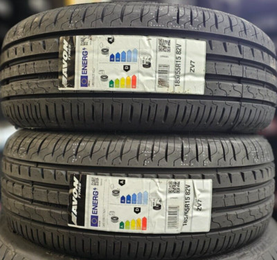 2X NEW AVON ZV7 SPORT 185/55 ZR15 82V UHP A1 CAR TYRES 185 55 15 ...