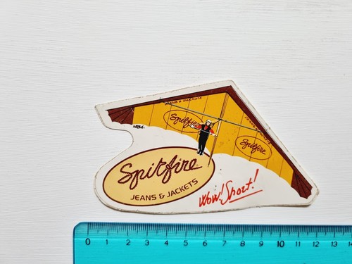 Adhesive Spitfire Jeans Jackets Sticker Autocollant Vintage 80s ...