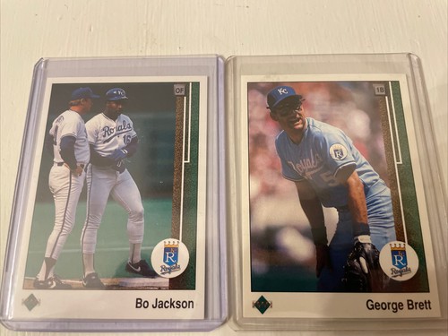 RARE Error Bo Jackson & George Brett 1989 Upper Deck | eBay