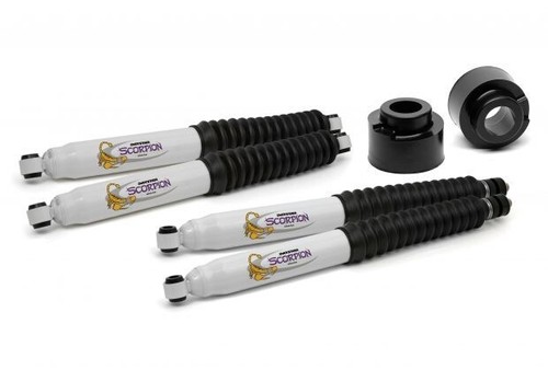 Daystar 2.5" Leveling Kit & Tuff Country Shocks For 2005-2019 Ford F550 ...