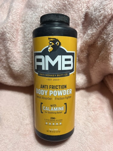 AMB Talc Free Anti Friction Body Powder Sweat Absorber Calamine Monkey ...