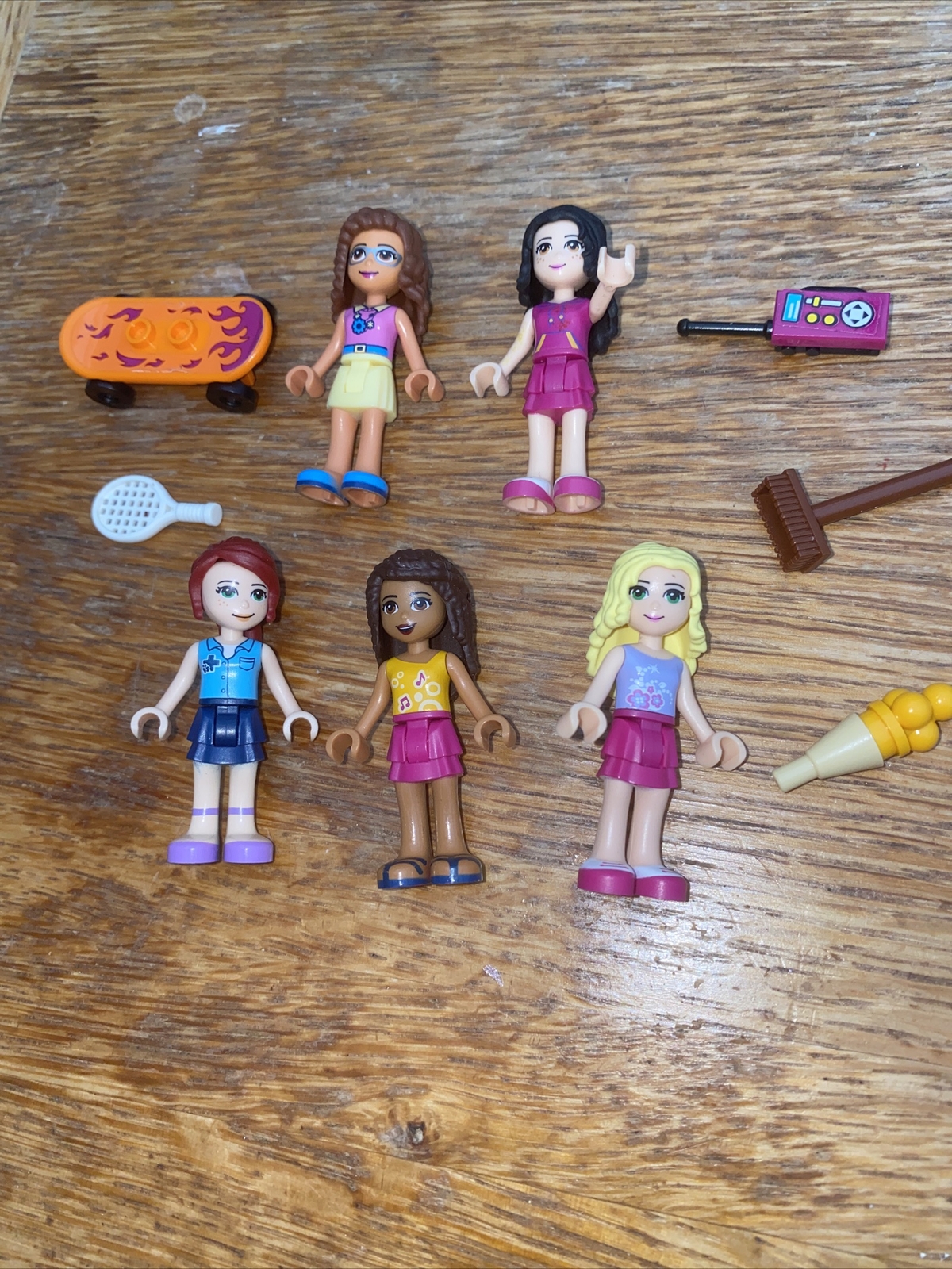 LEGO FRIENDS MINI FIGURES BUNDLE 5 figures with accessories | eBay UK