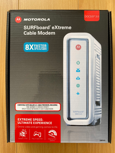 Motorola SURFboard eXtreme Cable Modem SB6141 DOCSIS 3.0 White | eBay