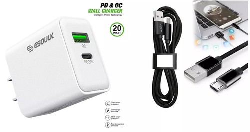 For CoolPad Defiant 3632 20W PD Wall Charger + 3FT Mirco USB | eBay