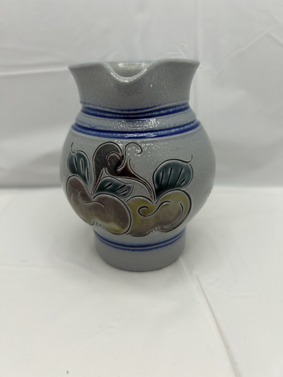 Vintage Handarbeit Salt Glazed Pottery Small Pourer Pitcher | eBay