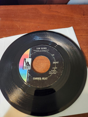 CANNED HEAT TIME WAS / LOW RIDER 45 RPM RECORD | eBay