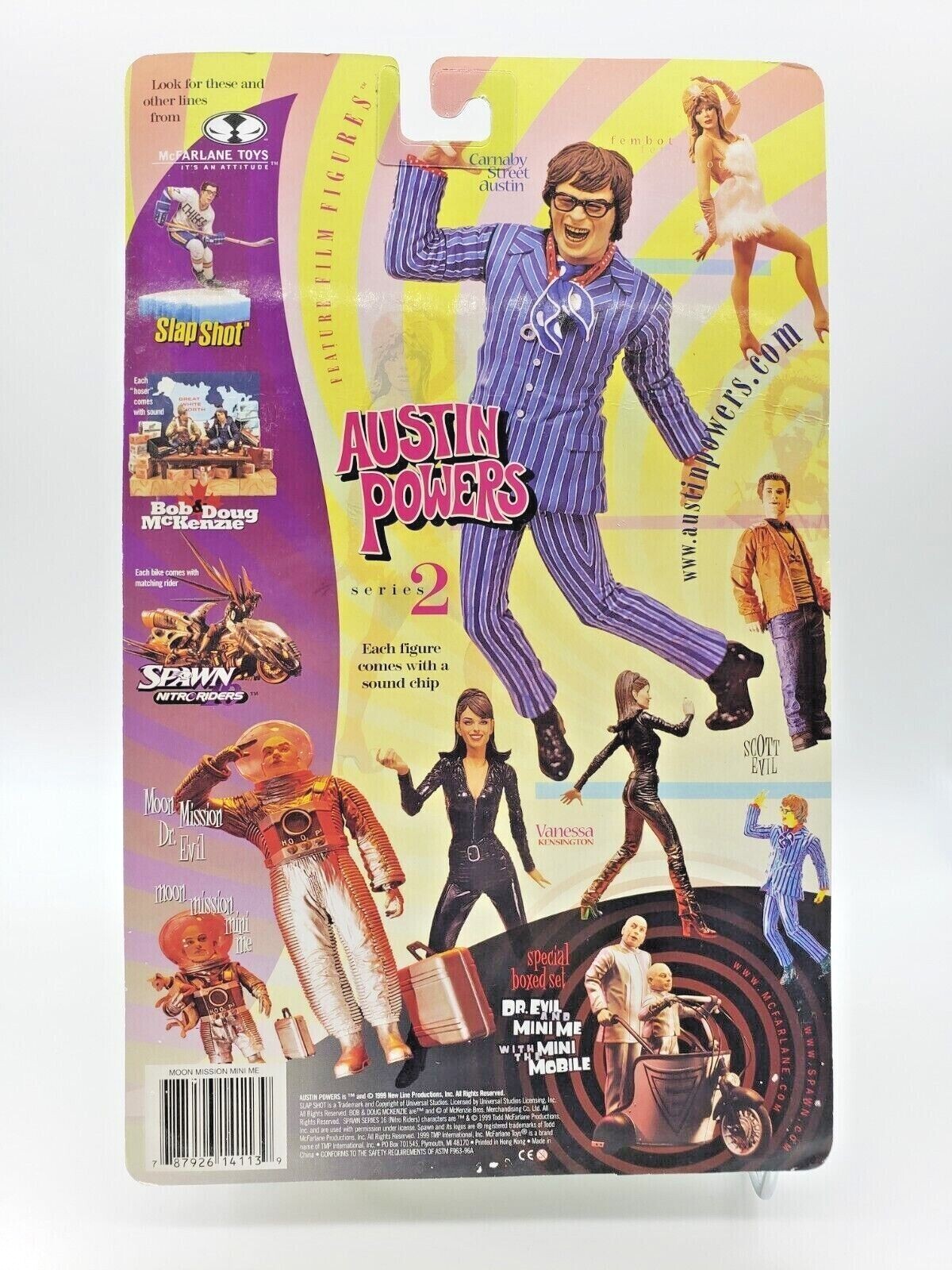 Mcfarlane Toys Moon Mission Mini Me: Austin Powers Action Figure Series ...