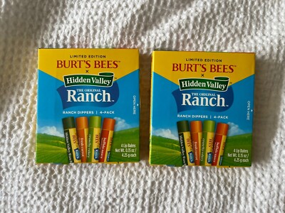 Burt's Bees x Hidden Valley Ranch Dippers Limited Edition Lip Balm Set ...