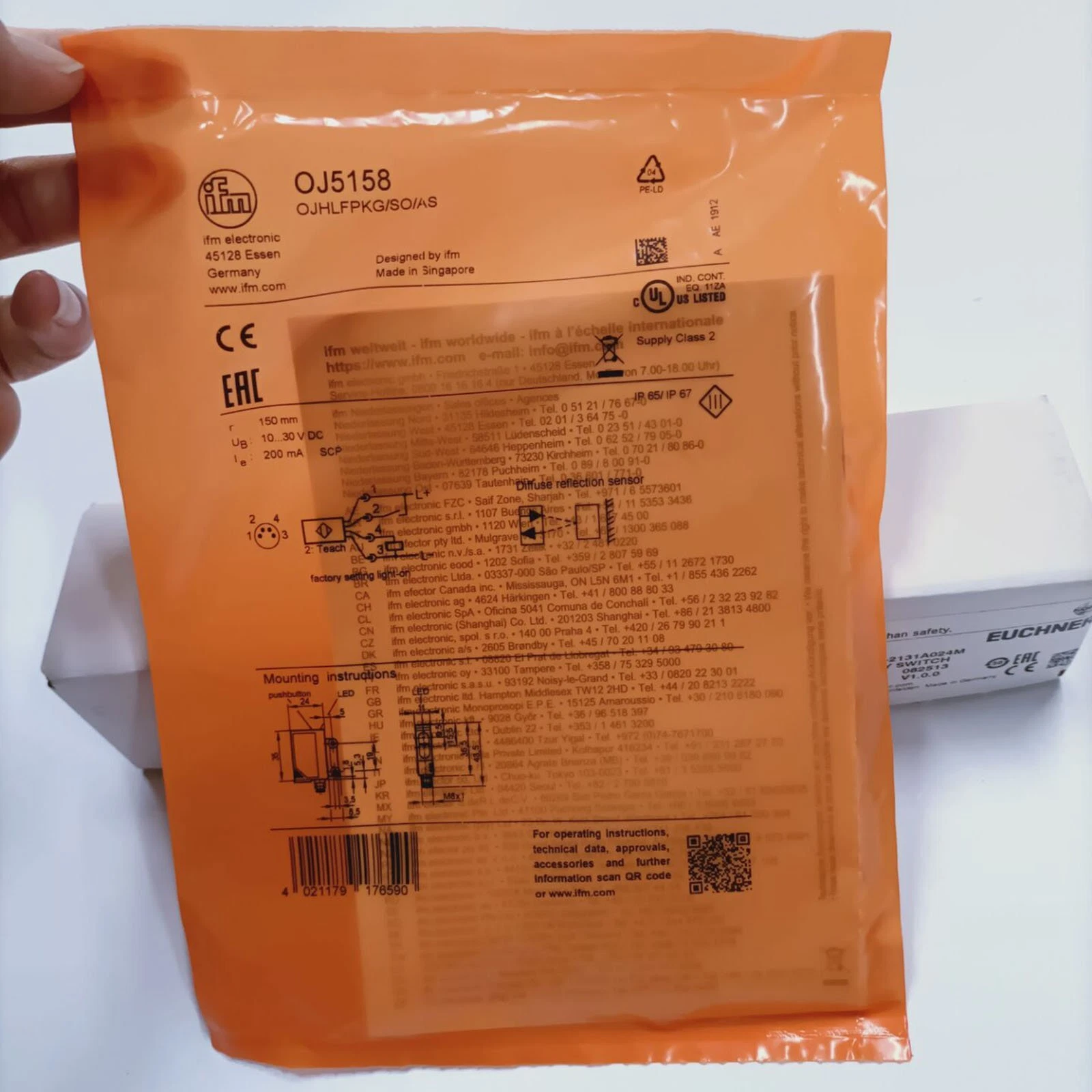 New One IFM OJ5158 Photoelectric Switch Sensor OJ5158 Expedited ...