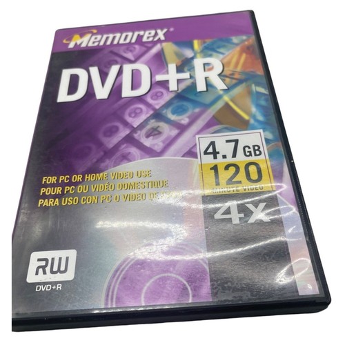 Memorex DVD + R 4.7gb 120 minute video 4X RW READ | eBay