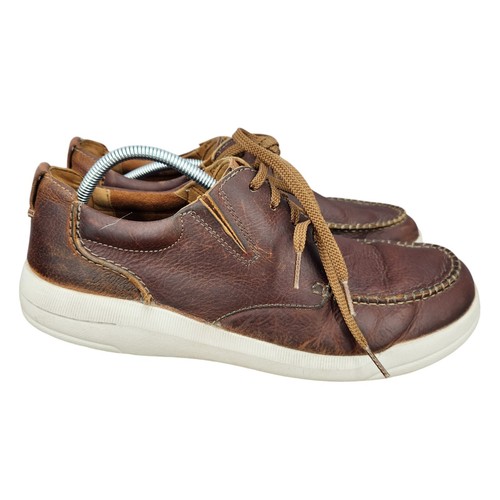 Clarks Sneakers Mens 13 M Driftway Brown Leather Lace Up Oxford Shoes ...